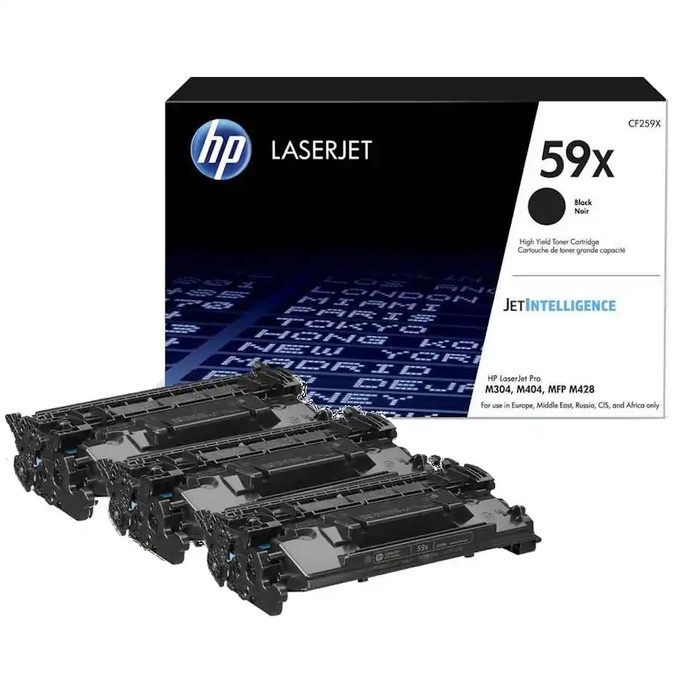 טונר CF259X שחור *3 טונר שחור HP 59X CF259X סט 3 יחידות מקורי | קולורס ...
